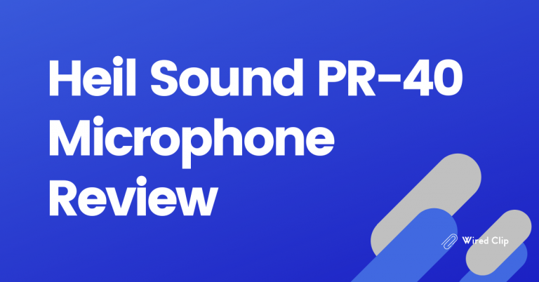 Heil PR-40 Microphone Review