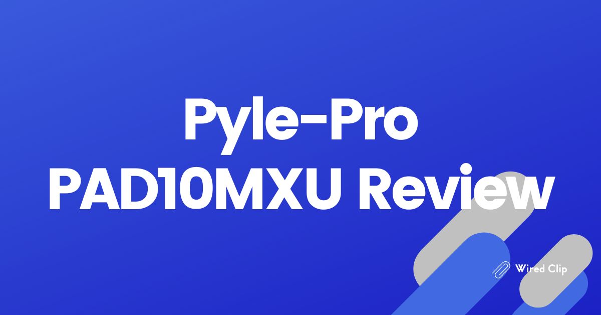 Pyle-Pro PAD10MXU Review