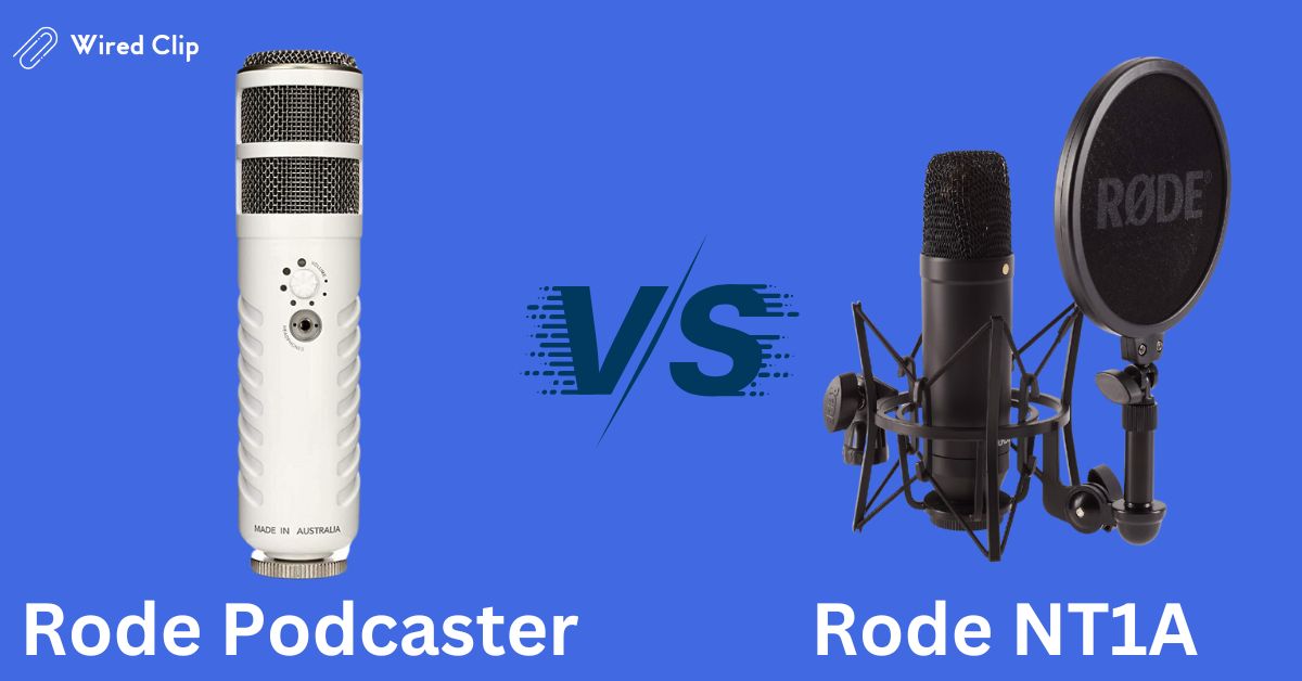 Rode Podcaster Vs Rode NT1A