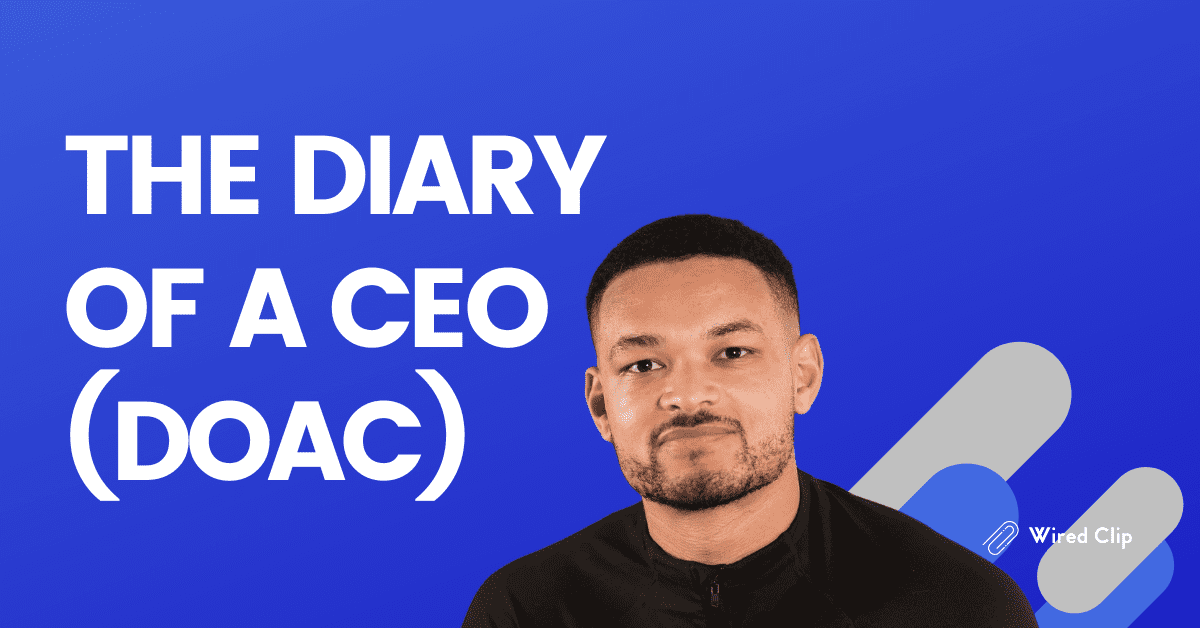25 Best Diary Of A CEO Podcast Episodes - Steven Bartlett